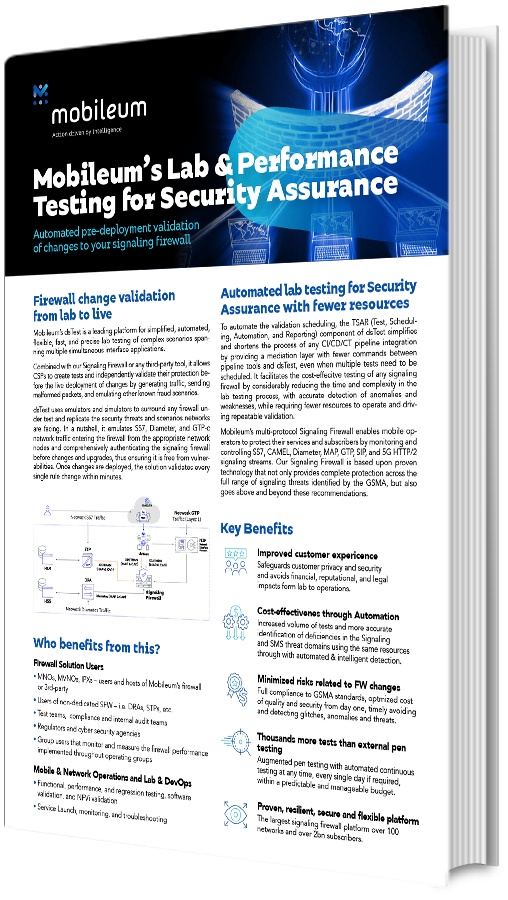 Datasheet | Lab & Performance Testing for Signaling Firewall Validation