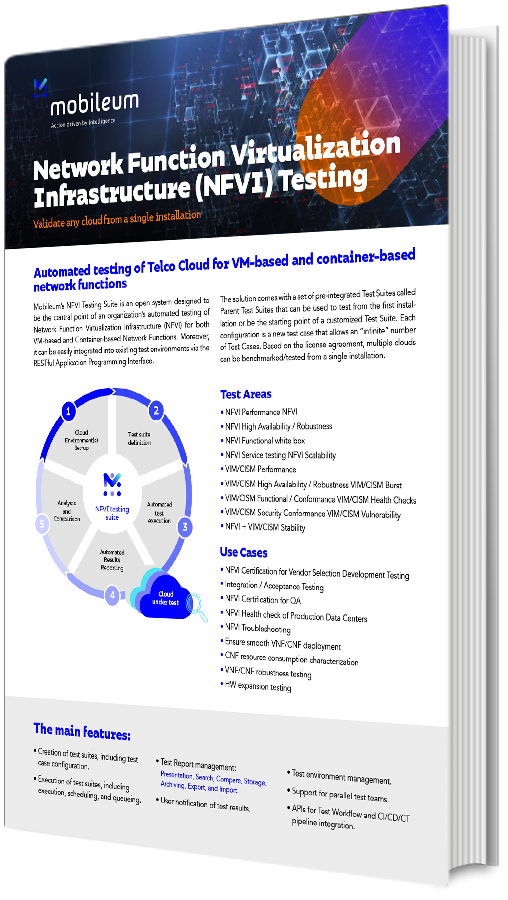 Datasheet | NFVI Testing Suite